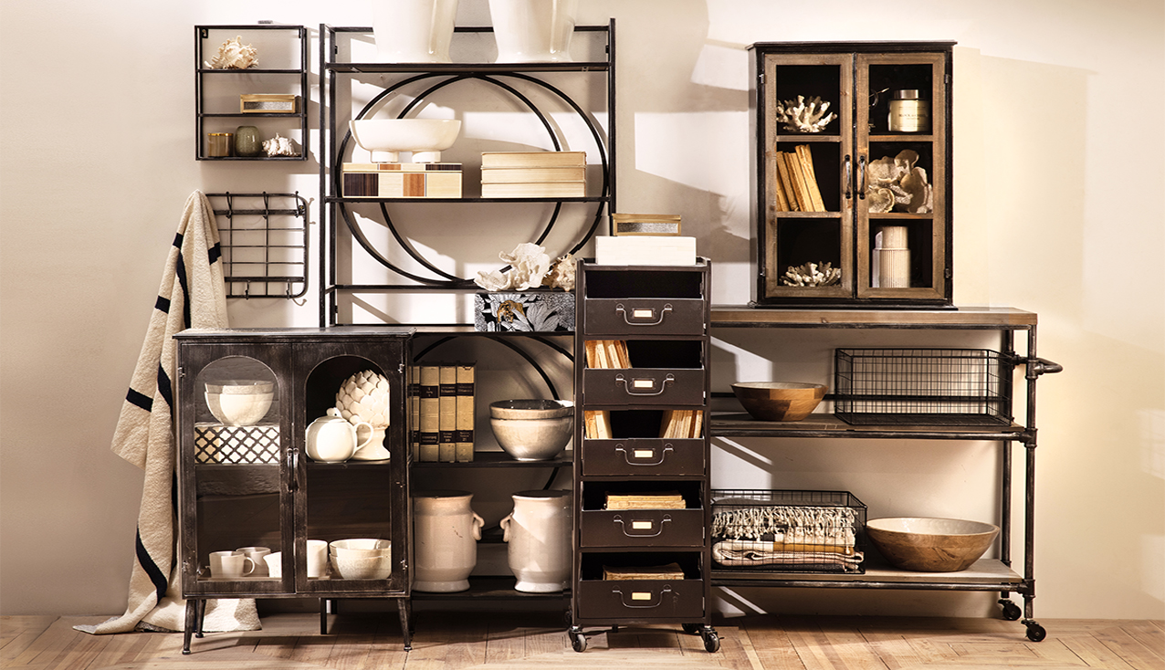 Industrial Chic Shelves, Trolleys, Cabinets, Wall Hooks | Block & Chisel