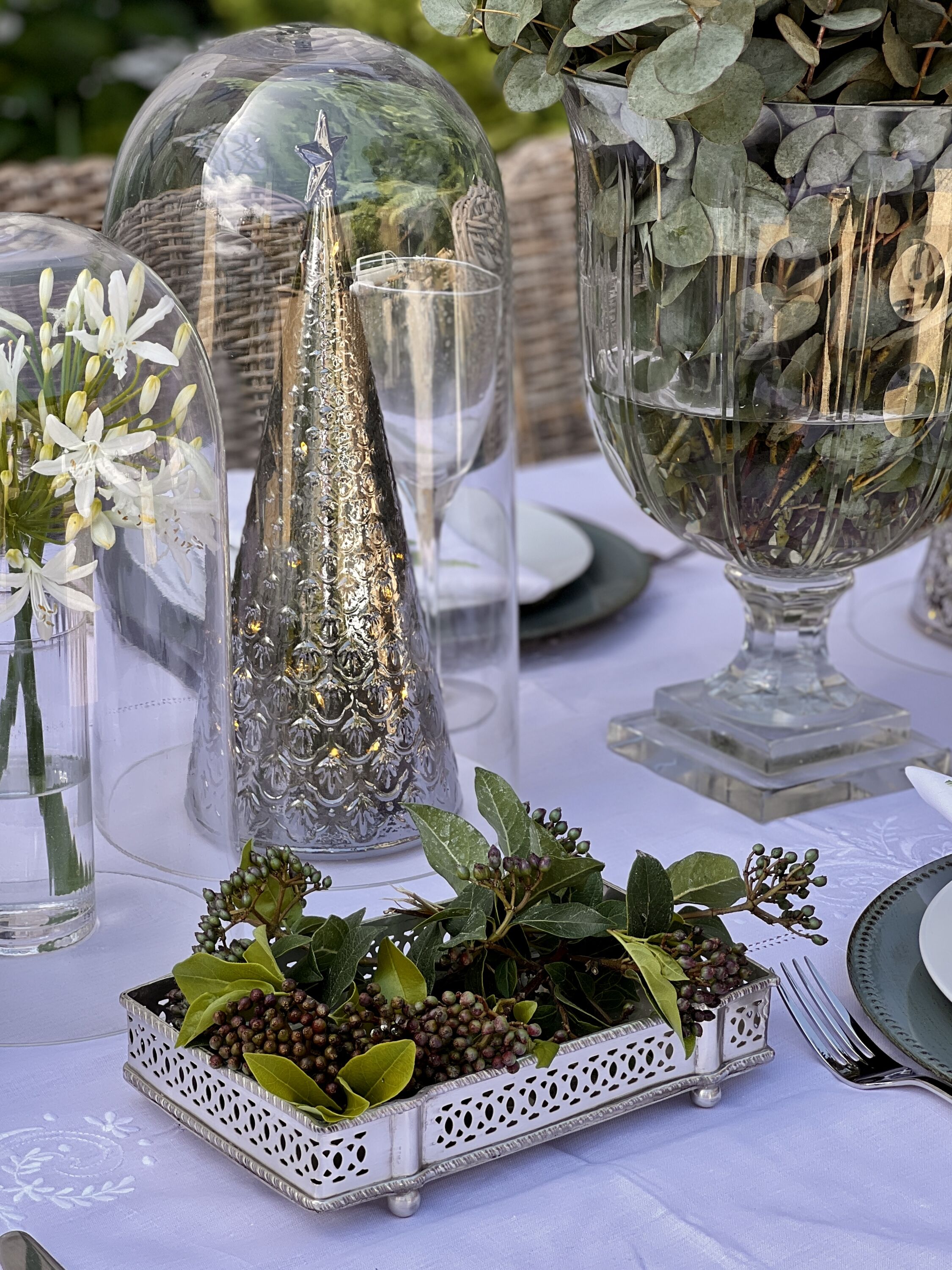 Festive dining table French chateau | Block & Chisel