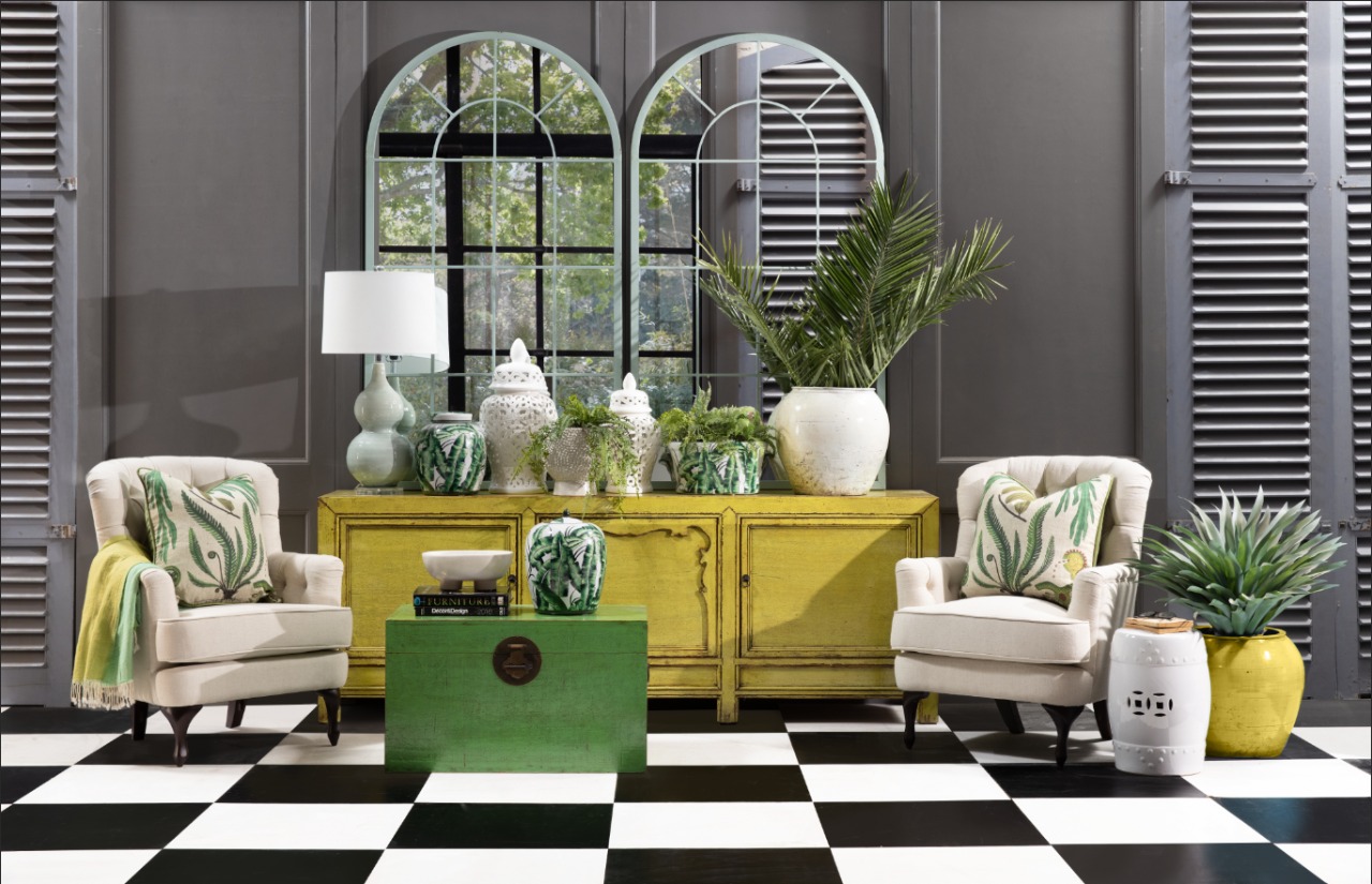 Asian green lounge | Block & Chisel