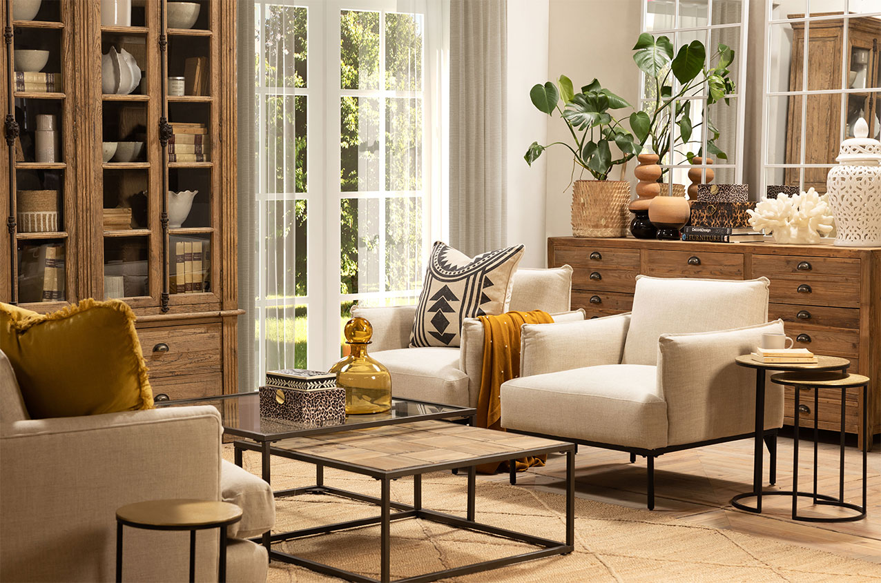 Manhattan Grid Mirror | White | Block & Chisel