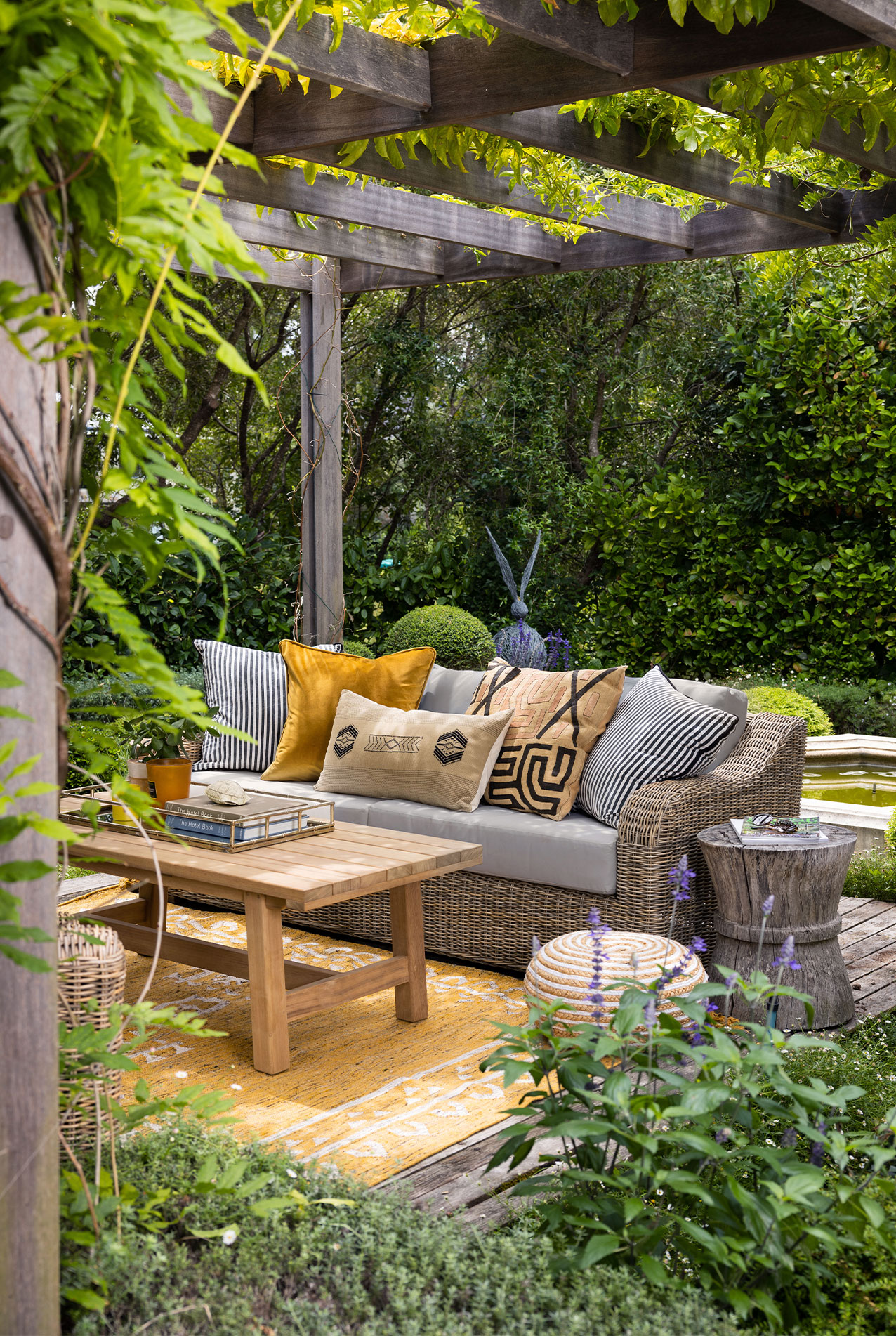 PLETT DECK COFFEE TABLE | NATURAL IROKO | 140 | Block & Chisel