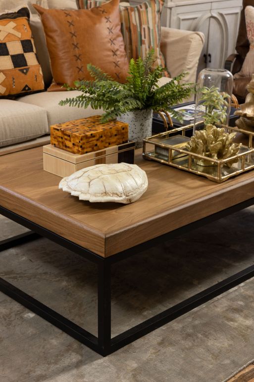 MANHATTAN Coffee Table with Tray Top | Block & Chisel