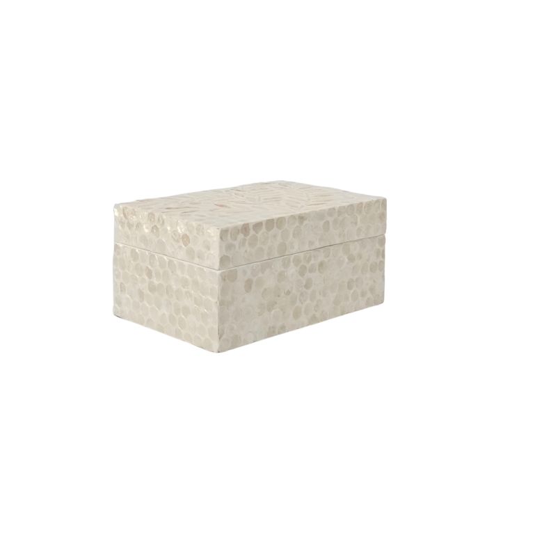 Capiz Ivory Storage Box | Block & Chisel