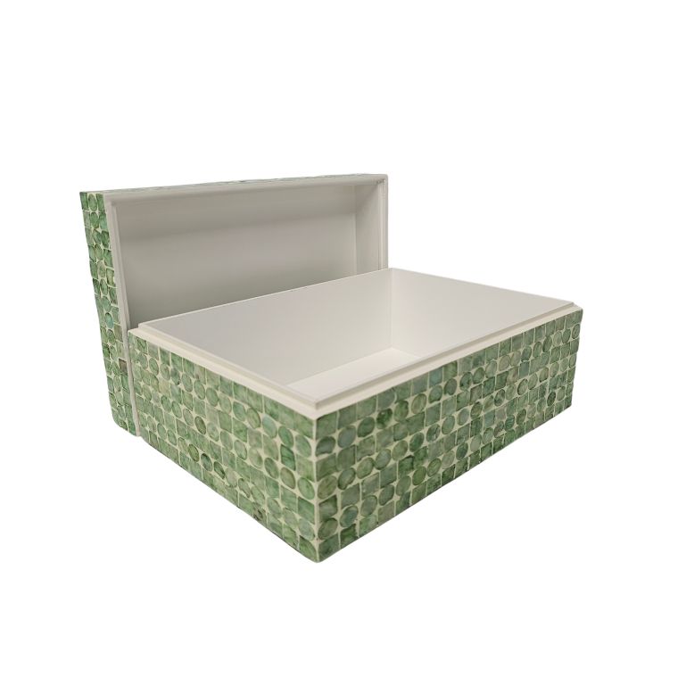 Capiz Lime Storage Box | Block & Chisel