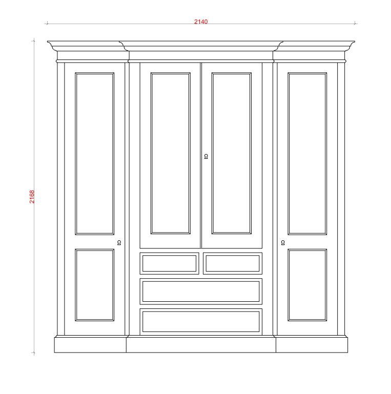 ECS Breakfront Closet | Block & Chisel