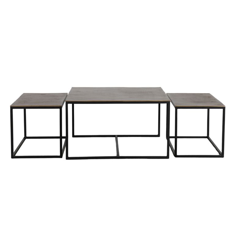Ebony Angola Nesting Coffee tables | Block & Chisel
