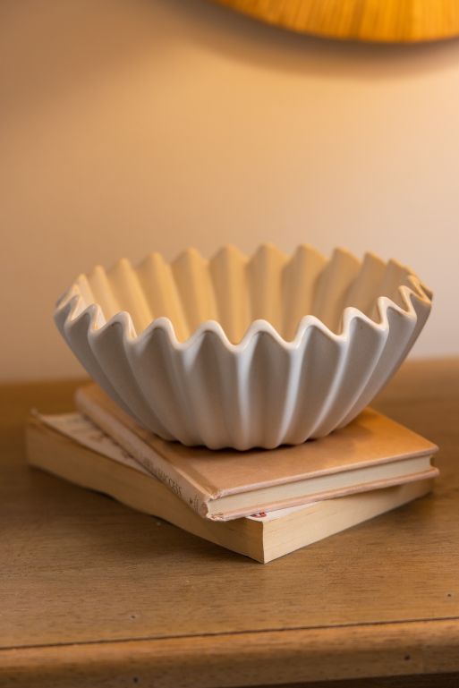 Fluted Ceramic Bowl | Block & Chisel