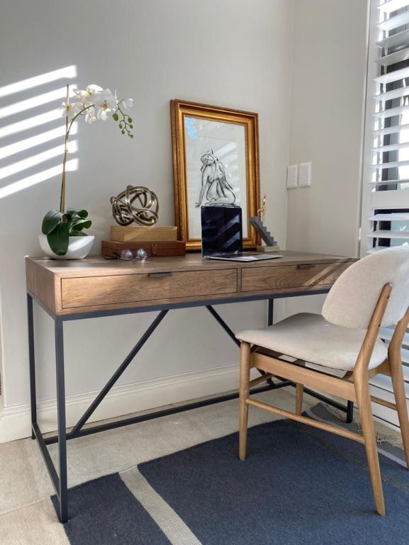 MANHATTAN desk - 2 drawer | Block & Chisel